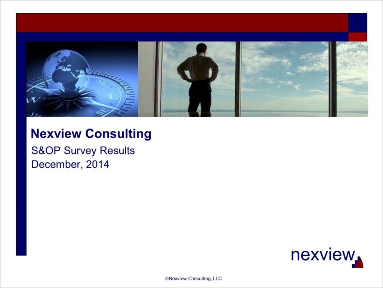 S&OP Downloads - Nexview